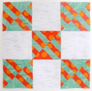 Spoonflower Sampler Quilt {Block 6: Cheshire Checker Board} | Factotum ...